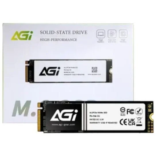AGI AI298 512GB PCIe 3.0 NVMe M.2 SSD | Fusion Tech